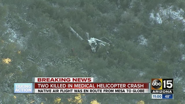 Official: 2 crew members dead, 1 hurt after medical transport ...