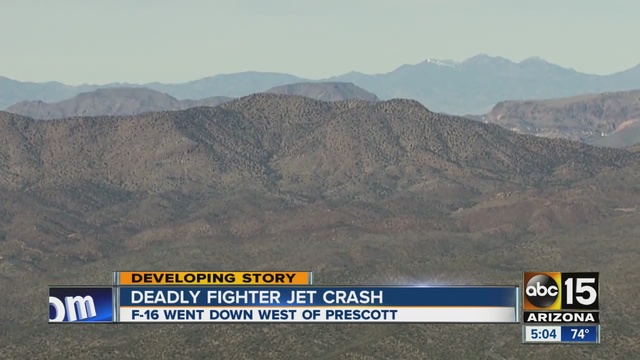Luke AFB: Human remains found at F-16 crash site near Bagdad - ABC15 ...