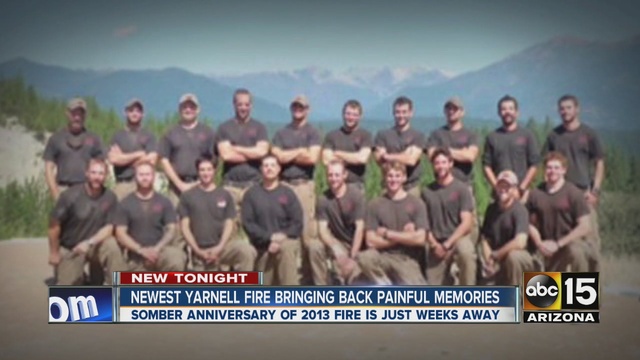 New wildfire burning near Yarnell brings up memories of hot shots ...