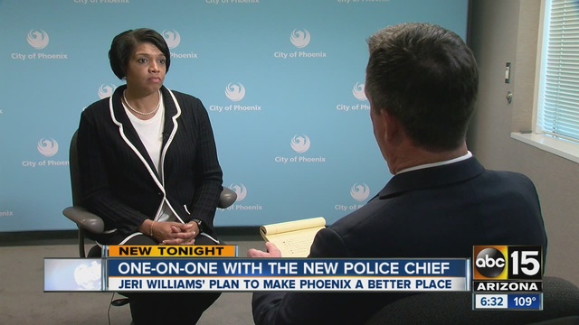 One on one: Jeri Williams introduced as new chief of Phoenix Police ...