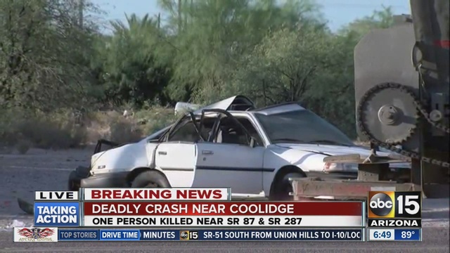 One person killed in SR-87 crash - ABC15 Arizona