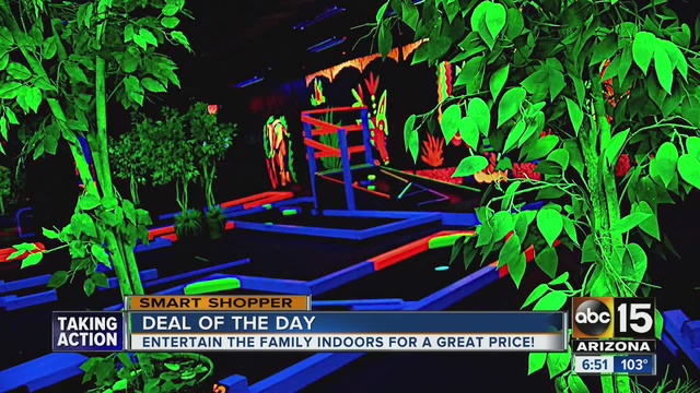 50% off glow-in-the-dark golf course Glow Putt Mini Golf - ABC15 Arizona