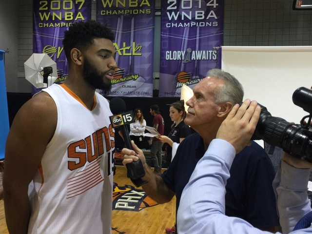 Suns player Alan Williams, son of the Phoenix police chief, addresses ...