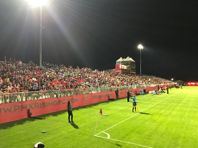 Photos from Phoenix Rising FC's 1st game in Scottsdale - abc15.com ...