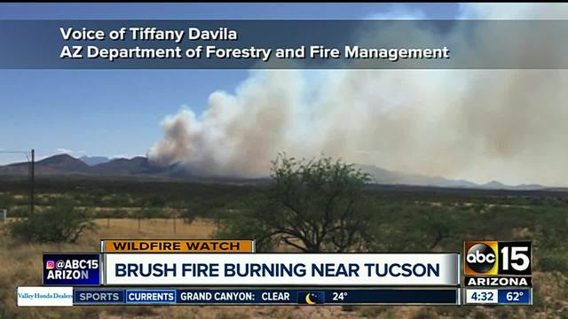 Mulberry Fire sparks near Vail, Pima County Sheriff's Department orders ...