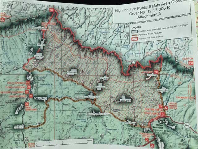 Highline Fire: Crews trying to slow growth of wildfire north of Payson ...