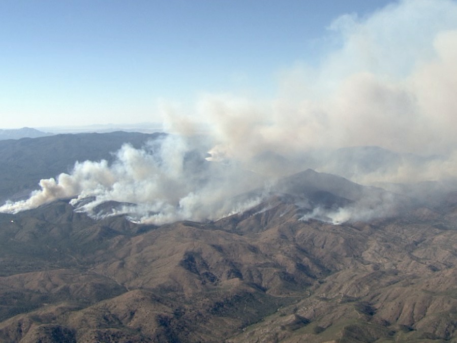 Goodwin Fire burns 28,000 acres: 96% contained, towns evacuated - ABC15 ...