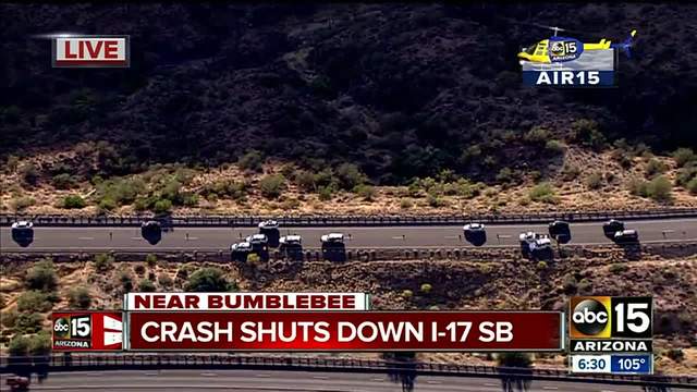 Five ejected from crash on I-17 and Bumble Bee - ABC15 Arizona