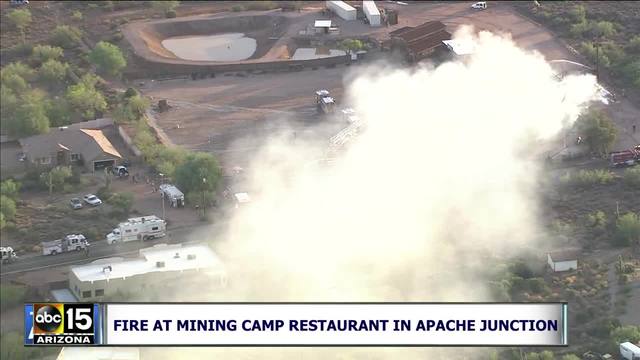 Large fire erupts at Mining Camp Restaurant in Apache Junction - ABC15 ...