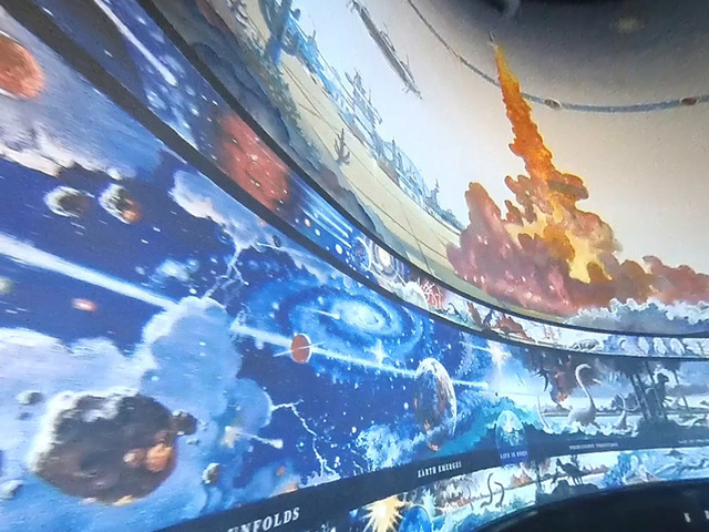 Challenger Space Center 360º: The future of Robert McCall's mural is ...