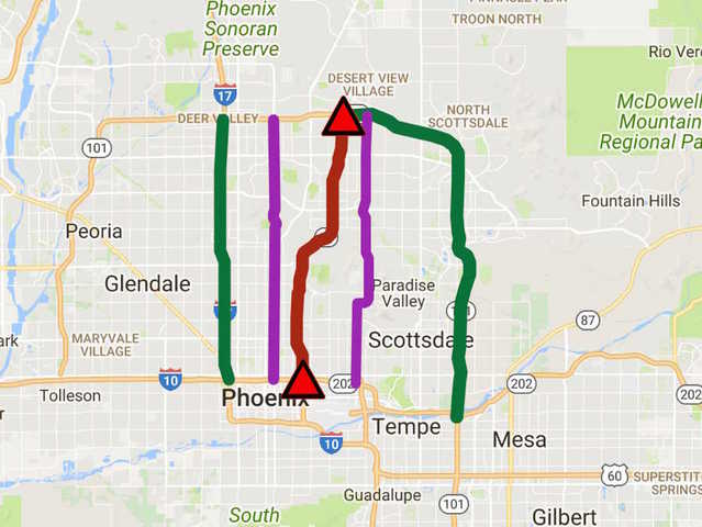 State Route 51 closure: Detours to avoid weekend traffic - ABC15 Arizona