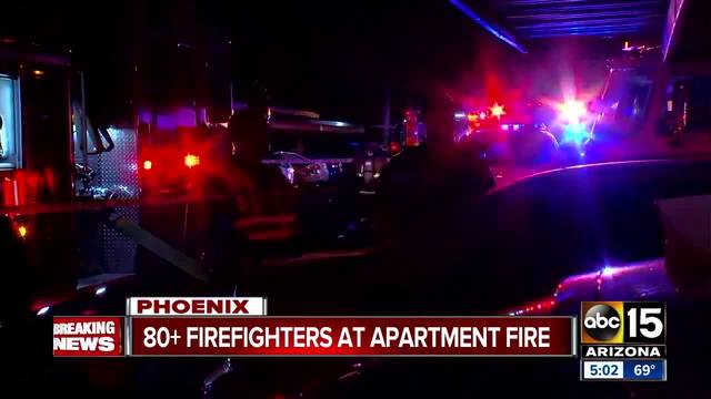 Apartment fire in north Phoenix destroys several units - ABC15 Arizona