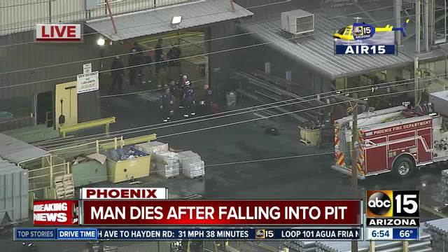 Man dies after falling into pit at west Phoenix business - ABC15 Arizona