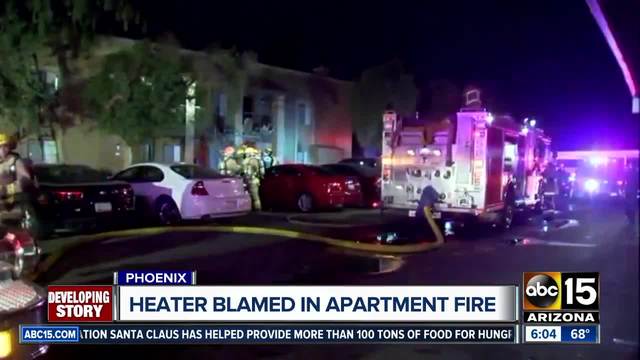 FD: A dozen people displaced after Phoenix apartment fire - ABC15 Arizona