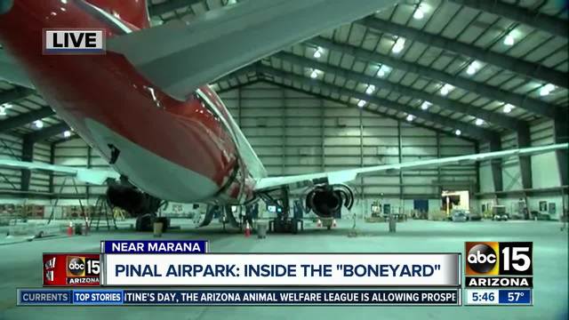 Pinal Airpark: Take a look inside Arizona's 'airplane graveyard' near ...
