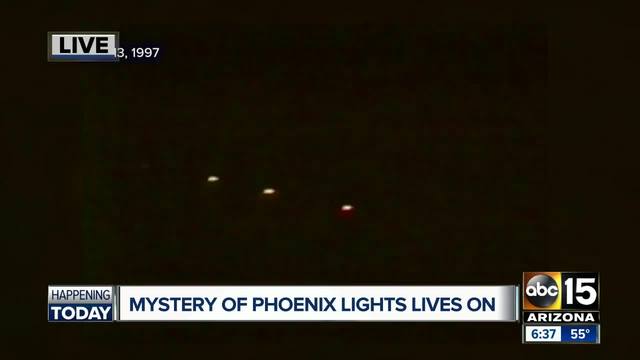 'Phoenix Lights' documentary unveiled on 21st anniversary in Scottsdale - ABC15 Arizona