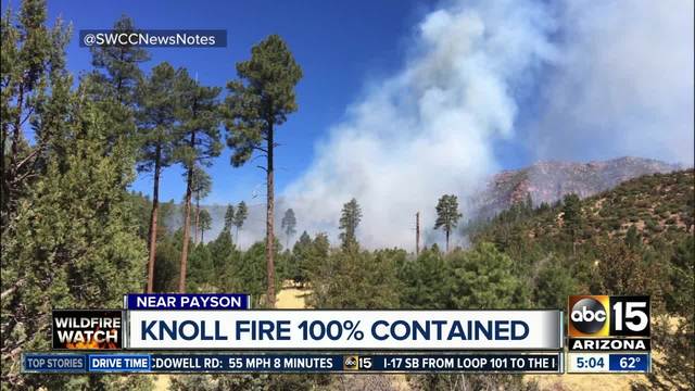 Fireworks spark 70-acre wildfire northeast of Payson - ABC15 Arizona