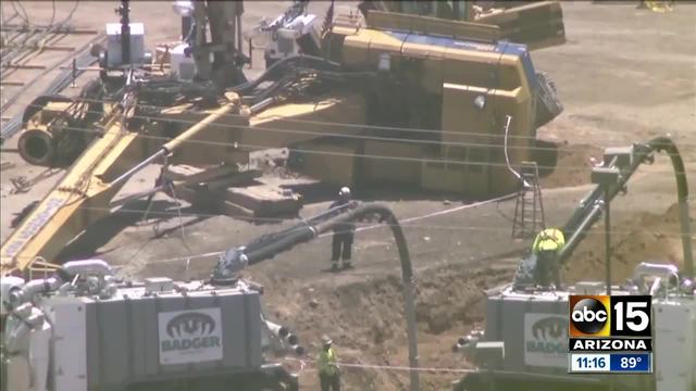Worker's body identified after drilling rig collapse at Phoenix Sky ...