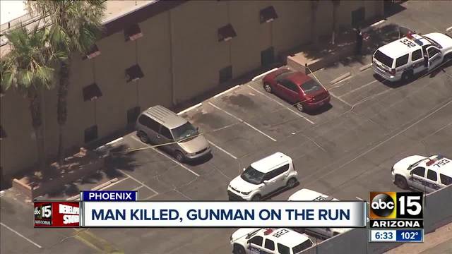 Suspect at large after deadly shooting in Phoenix - ABC15 Arizona