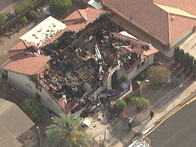 Neighbor says Mesa home caught fire after being struck by lightning ...