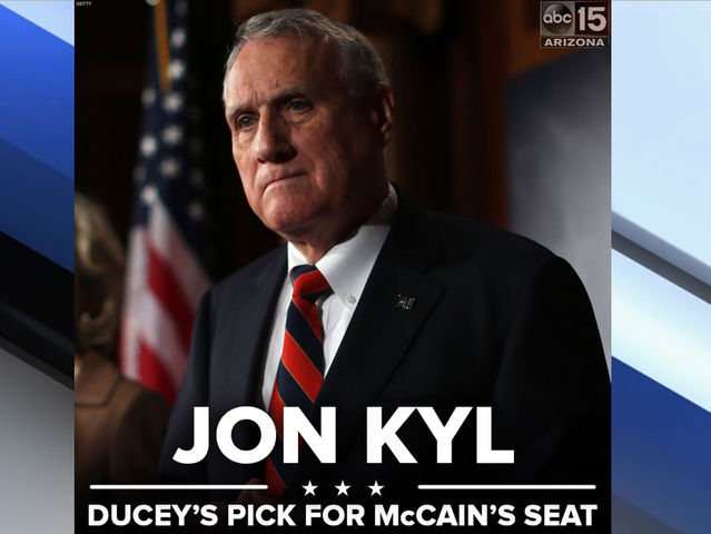 Former Arizona Sen. Jon Kyl to replace John McCain - ABC15 Arizona