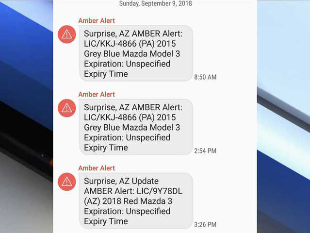 Amber Alert error part of cell phone provider service, not emergency ...