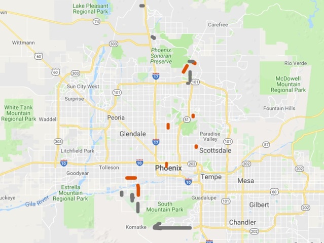 MAP: Phoenix roads getting new speed limits - ABC15 Arizona