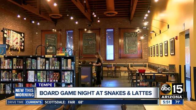 Snakes and Lattes: Board game bar and cafe opens in downtown Tempe ...