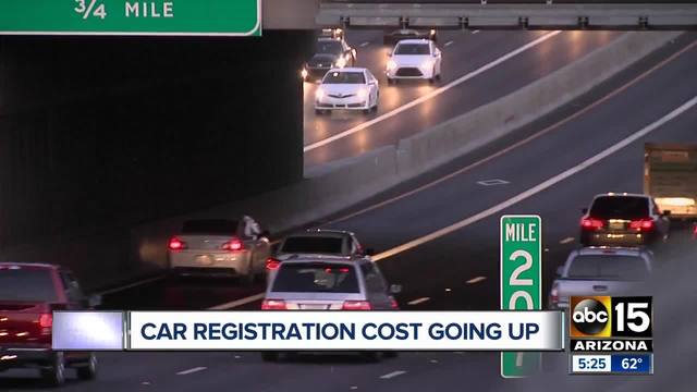 Arizona vehicle registration cost going up with new Public Safety Fee ...