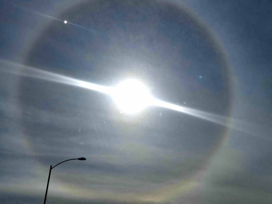 What is that? Rainbow halos spotted around the sun - ABC15 Arizona